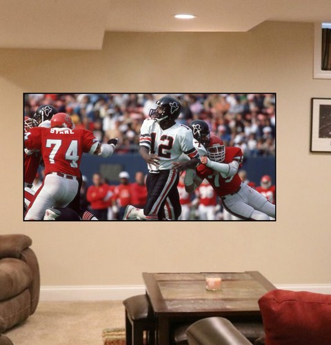 HUGE 1984 DOUG WILLIAMS Oklahoma Outlaws Sports Poster USFL Action Shot ...