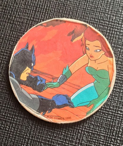 Pog BATMAN 43 DC COMICS 1995 Pogs Kini Kinis Slammers Caps Tazos Retro ...