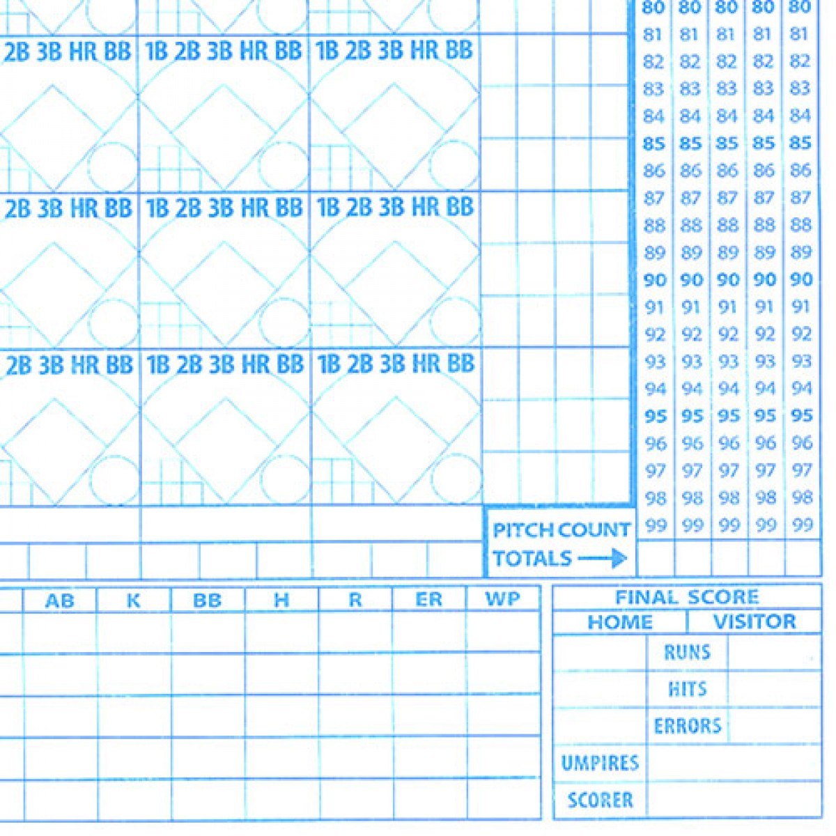 Softball Scoring Guide Champro Baseball/Softball Scorebook – The