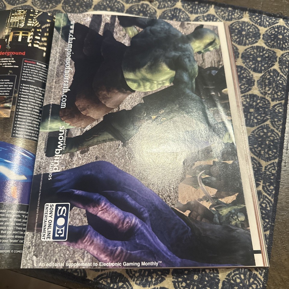 Electronic Gaming Monthly (EGM) Magazine #172 Nov. 2003 w/Poster | eBay