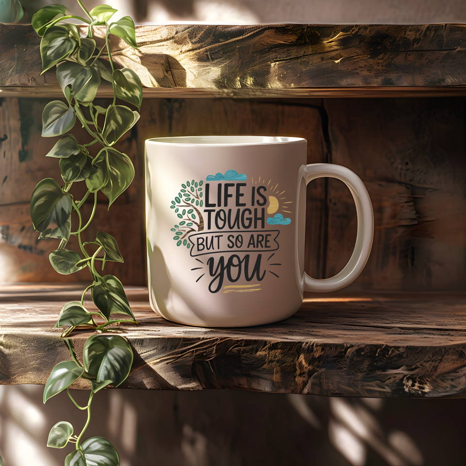 Motivational Quote Mugs 11oz Gift Mug, Tea Coffee an Personalised ...