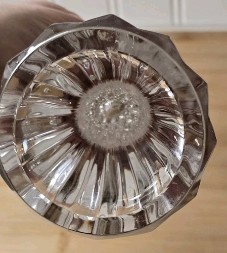 Pair Of Inn Crystal Bleikristall 24% Lead Crystal Candle Holder/sticks ...