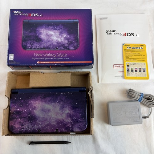 Nintendo New 3DS XL Galaxy Complete In Box W Charger Stylus US Model Ar ...