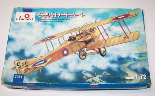 Amodel 1/72 SPAD S.A.4 #7261 Complete has decals | eBay