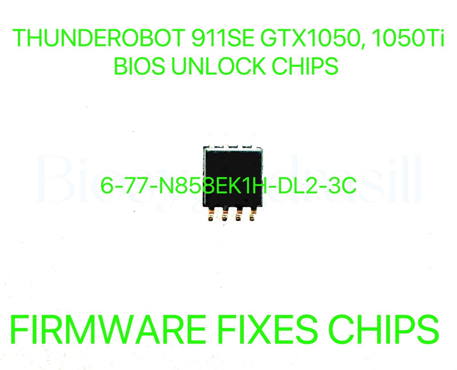 THUNDEROBOT 911SE GTX1050, GTX1050Ti, NO PASSWORD BIOS CHIP 6-77 ...