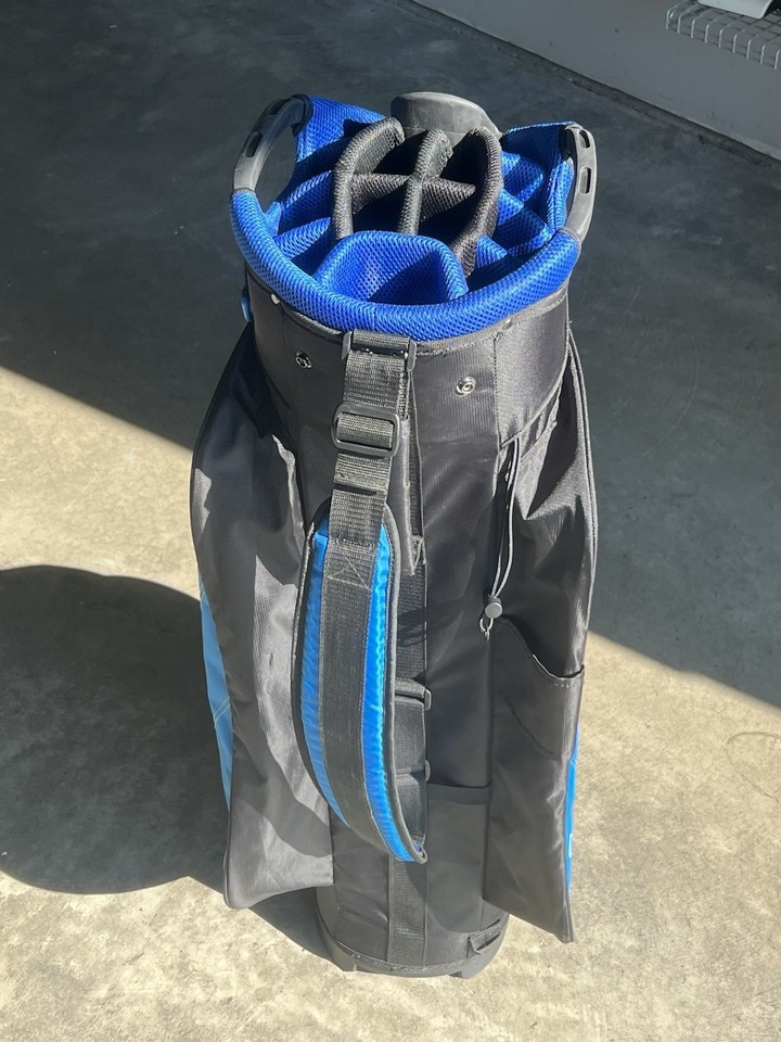 Callaway Reva Lite Cart Bag Blue Black 14-Way Divide Strap Women's Golf ...