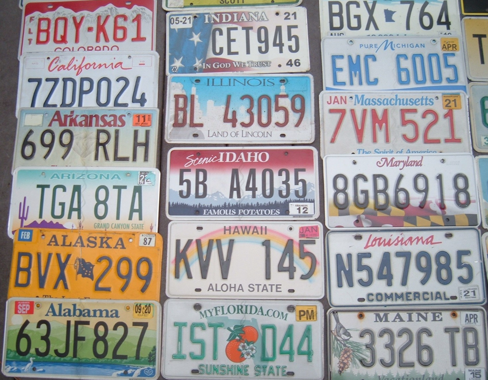 Complete set All 50 US states License plates + DC bonus Lot of 51 | eBay