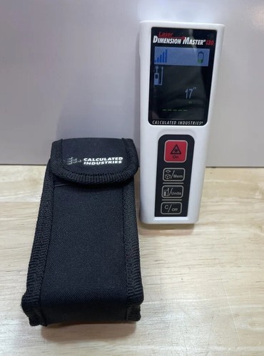 CALCULATED INDUSTRIES 3356 LASER DIMENSION MASTER 130 DISTANCE MEASURER ...