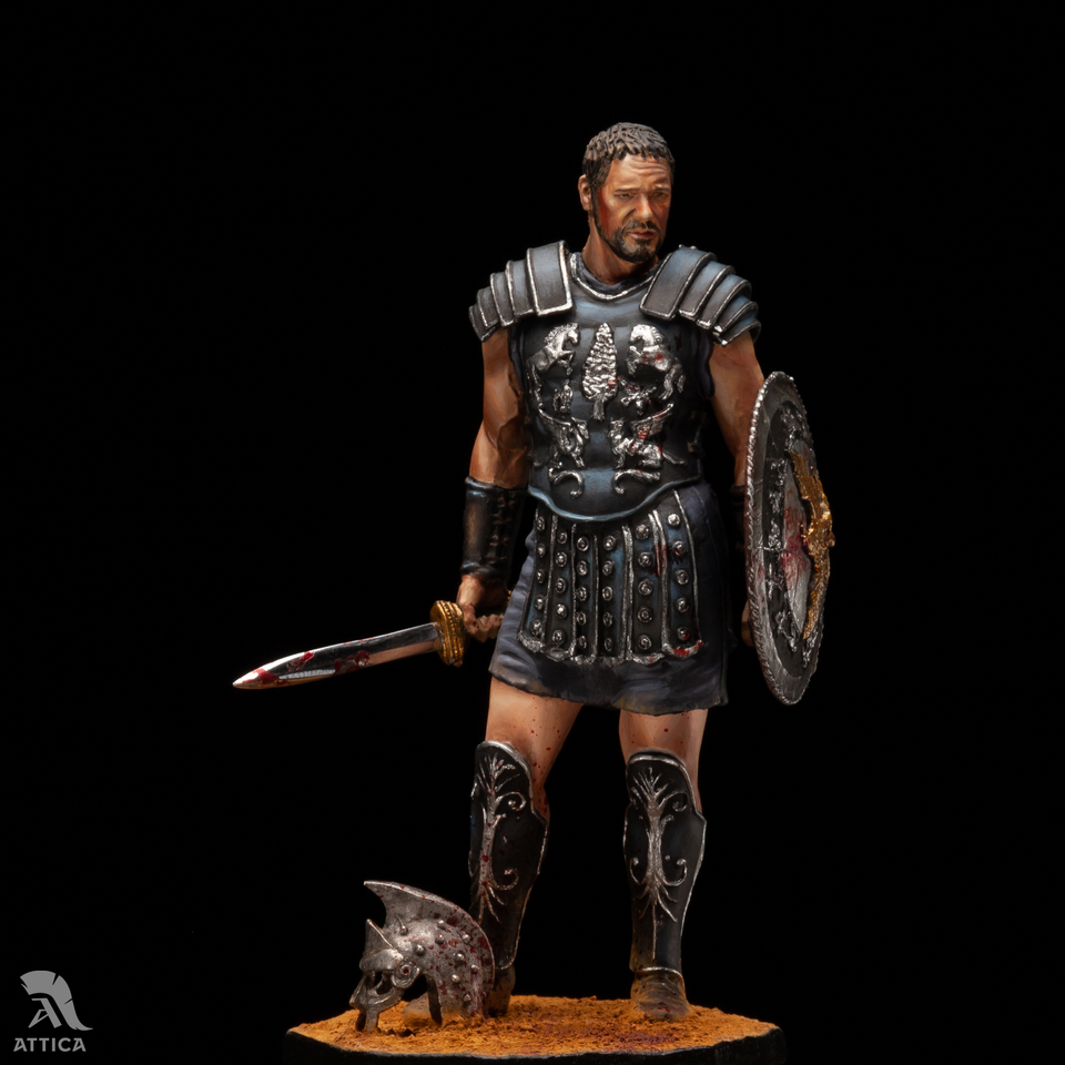 Gladiator Maximus Spaniard 75mm Painted Tin Toy Soldier Pre-Sale | Art ...