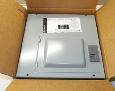 NEW GE 125 AMP 240 VAC TYPE 1 MAIN LUG 6 SPACE 12 CIRCUIT 1Ø 3 WIRE ...