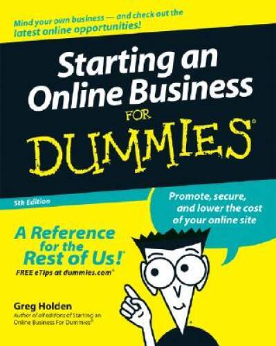 Starting an Online Business For Dummies - Paperback By Holden, Greg ...