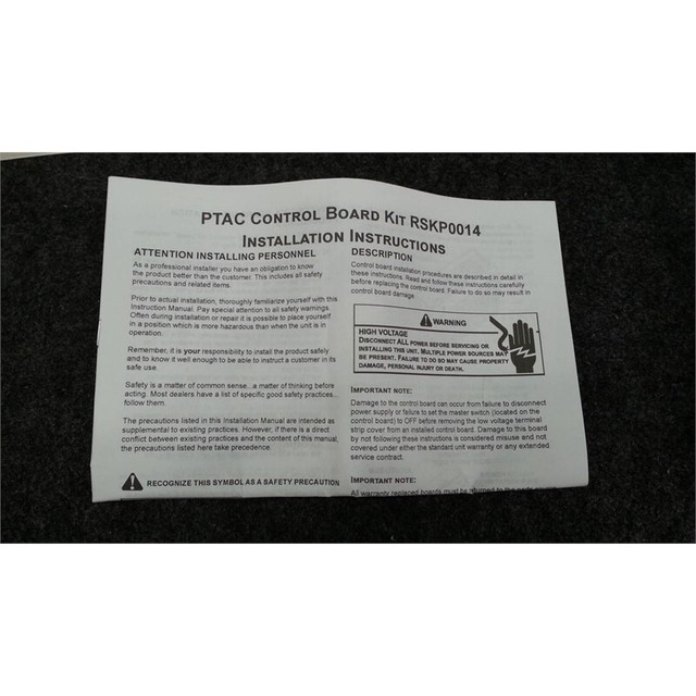 Amana RSKP0014 Control Board Kit PTAC Rskp0009 Panel Goodman M70 ...