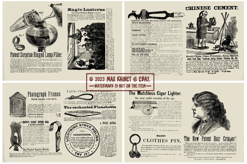 A Coulter Co (1878) Staple Goods + Novelties Samples Catalog * Early ...