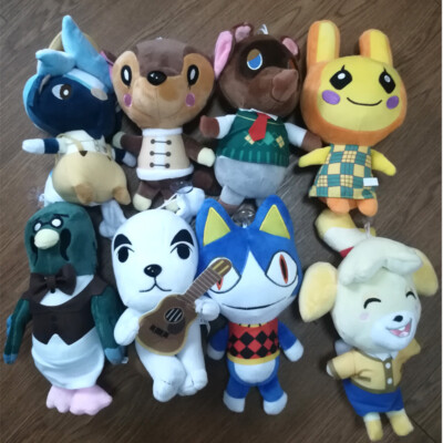 Animal Crossing Plush New Horizons Toys Doll Ankha Marshal Stitches ...