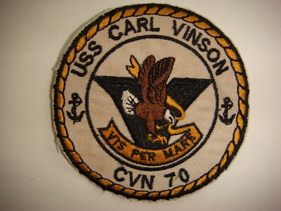 US NAVY NIMITZ -LASS SUPER CARRIER USS CARL VINSON CVN 70 PATCH | eBay