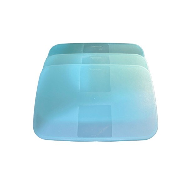Tupperware Freezer Mates Medium Seal 2092 Blue Replacement Lid Lot of 3 ...