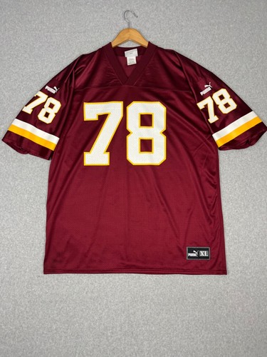 Vintage Washington Redskins Jersey Mens XL Red Bruce Smith #78 ...