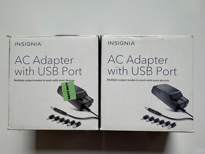 2 New Insignia AC Adapter USB Port Multiple Output Modes LG Apple ...