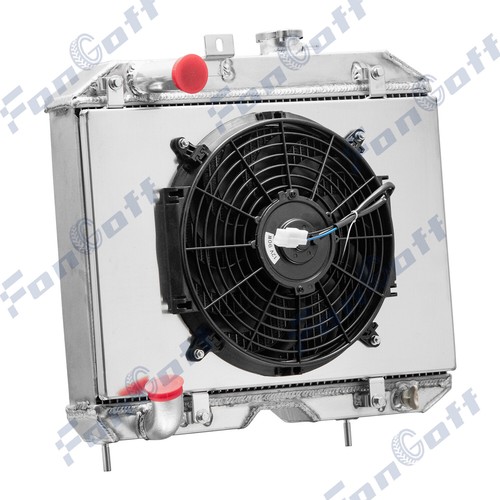 3 Row Radiator Shroud 12"Fan For 1941-1952 Jeep Willys MB/CJ-2A/M38 ...