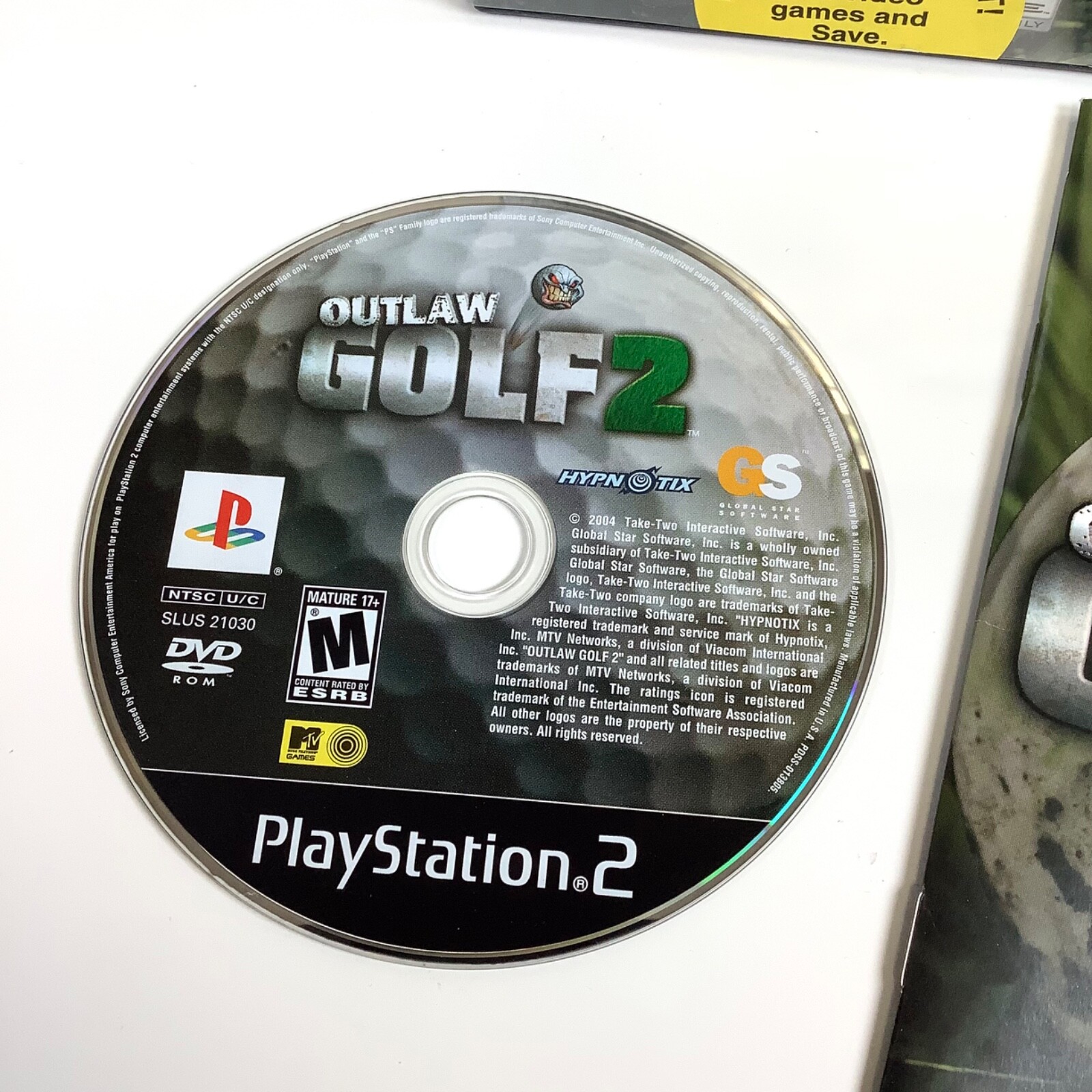 Outlaw Golf 2 PS2 PlayStation 2 * Complete CIB * Video Game w/ Manual ...