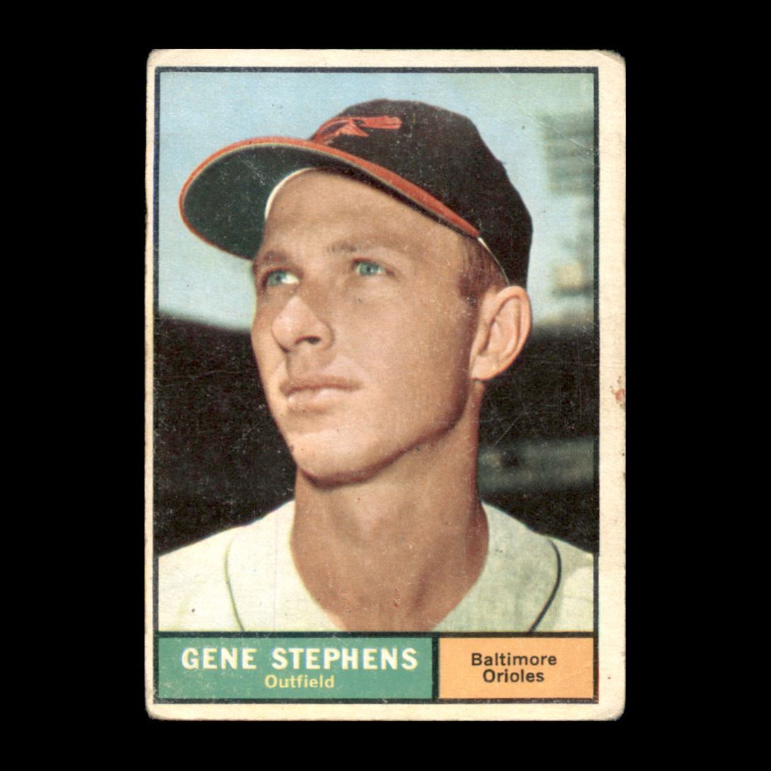 Gene Stephens 1961 Topps Baltimore Orioles #102 Vintage Set Filler! | eBay