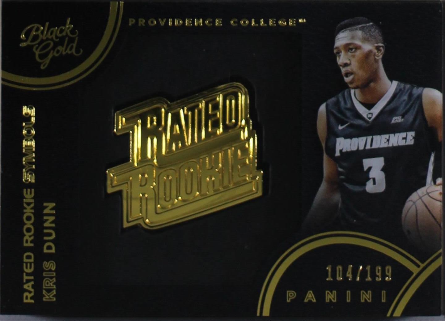 2016-17 Panini Black Gold Collegiate - Rated Rookie Symbols Kris Dunn ...