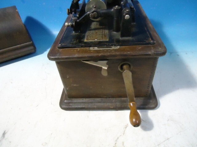 Edison Standard cylinder phonograph, model C reproducer, serial S354762 ...