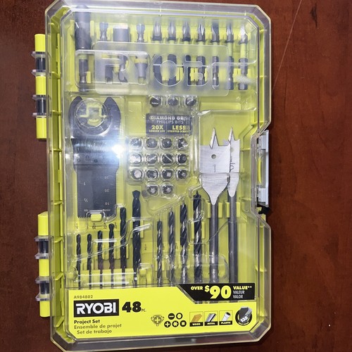 NEW - RYOBI 48-Piece Project Set for Cutting & Drilling Projects. | eBay