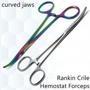 Rankin Crile Hemostat Forceps Curved 6.25" Locking Handle Surgical ...