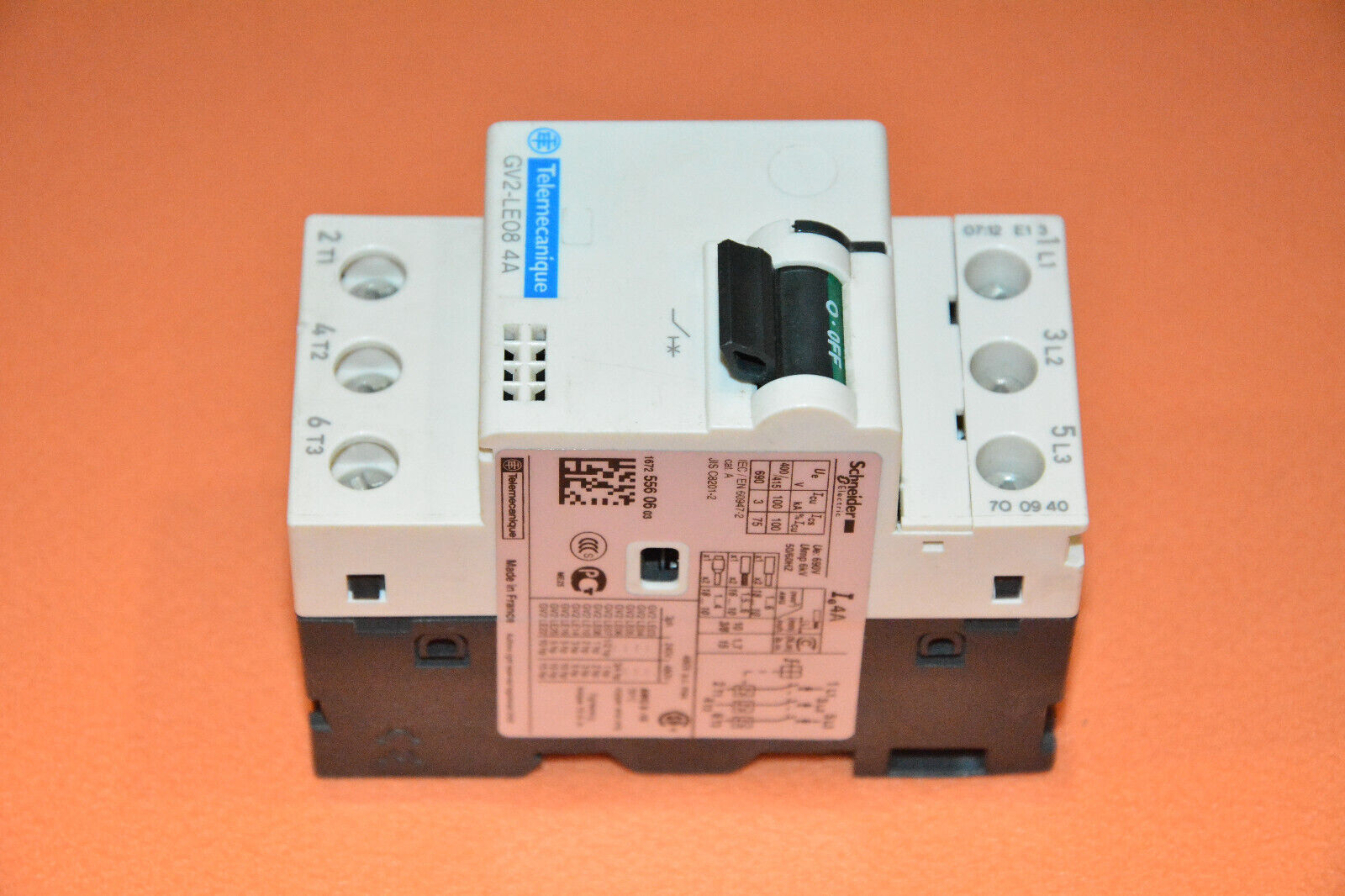 Telemecanique GV2-LE08 circuit breaker | eBay