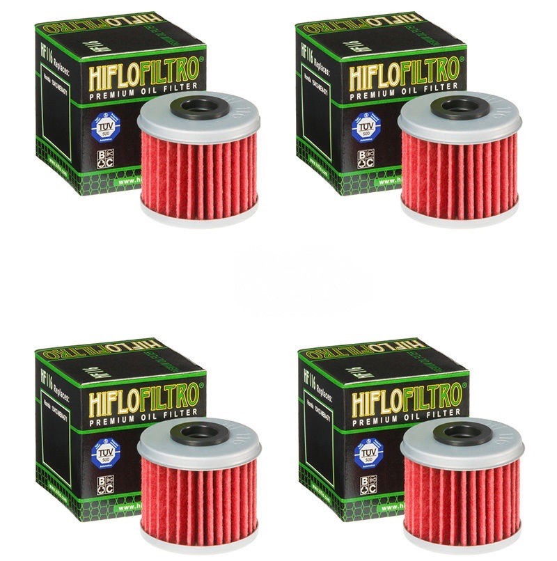 Honda CRF450R HiFlo Oil Filter HF116 CRF450 CRF 450R 450 - Pack of 4 | eBay