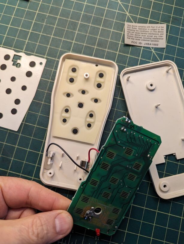 BUTTON REPAIR MEMBRANE for J4BA1002 REMOTE +NEW BATTERY | eBay