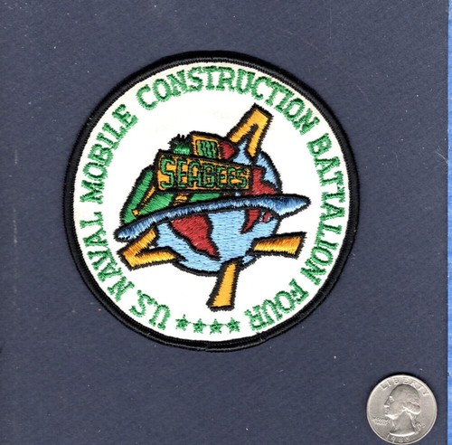 1970's NMCB-4 Seabees Mobile Construction Bataillon 4 États-unis Marine ...