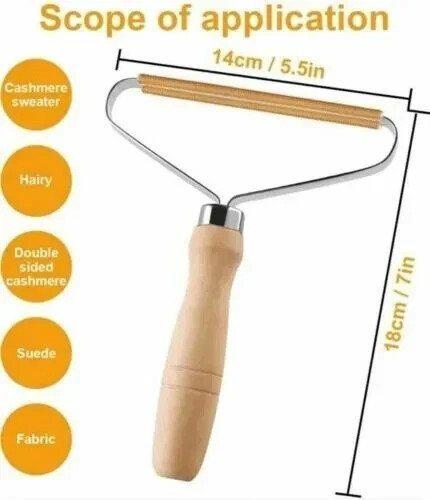 Portable Lint Remover Pet Fur Clothes Fuzz Shaver Jumper Trimmer Roller ...