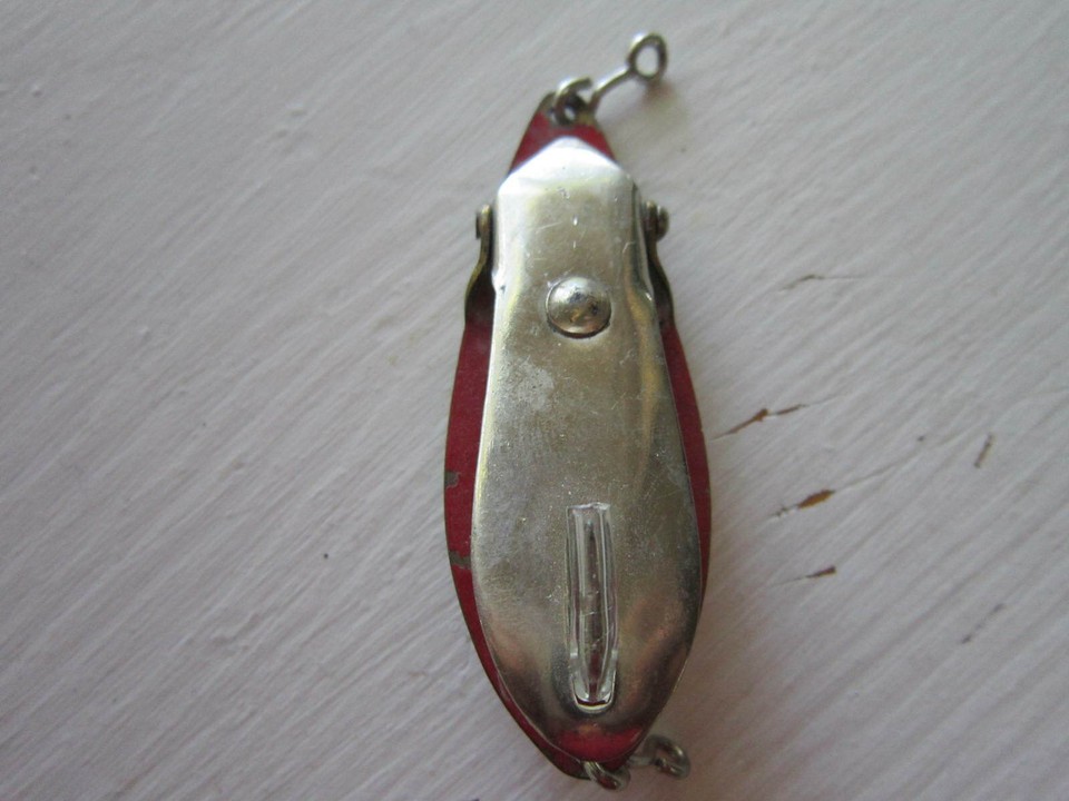 VINTAGGE SPRING LOADED SPINNER LURE METAL | eBay