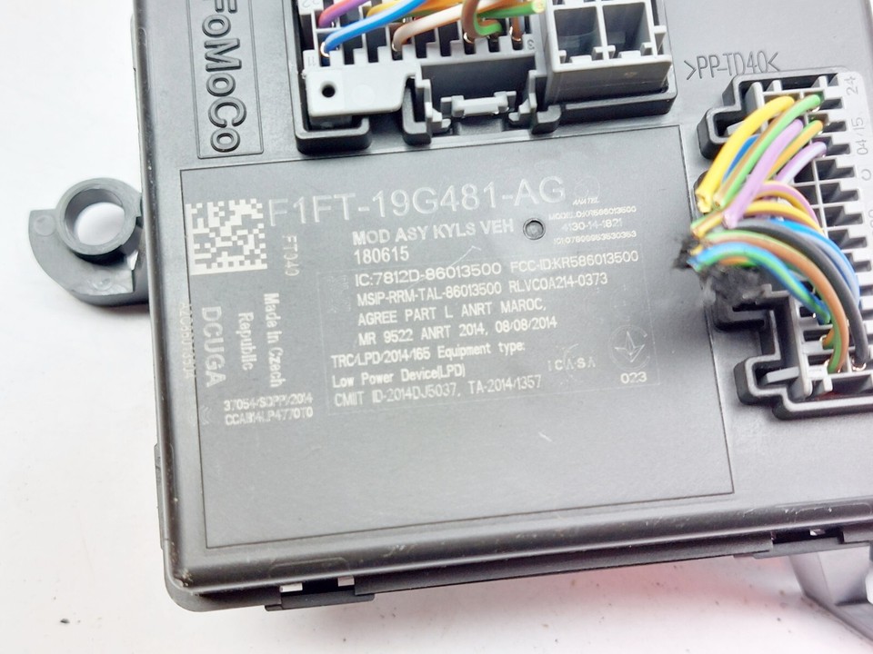 FORD FOCUS MK3 KEYLESS ENTRY CONTROL MODULE 2015 F1FT-19G481-AG | eBay UK