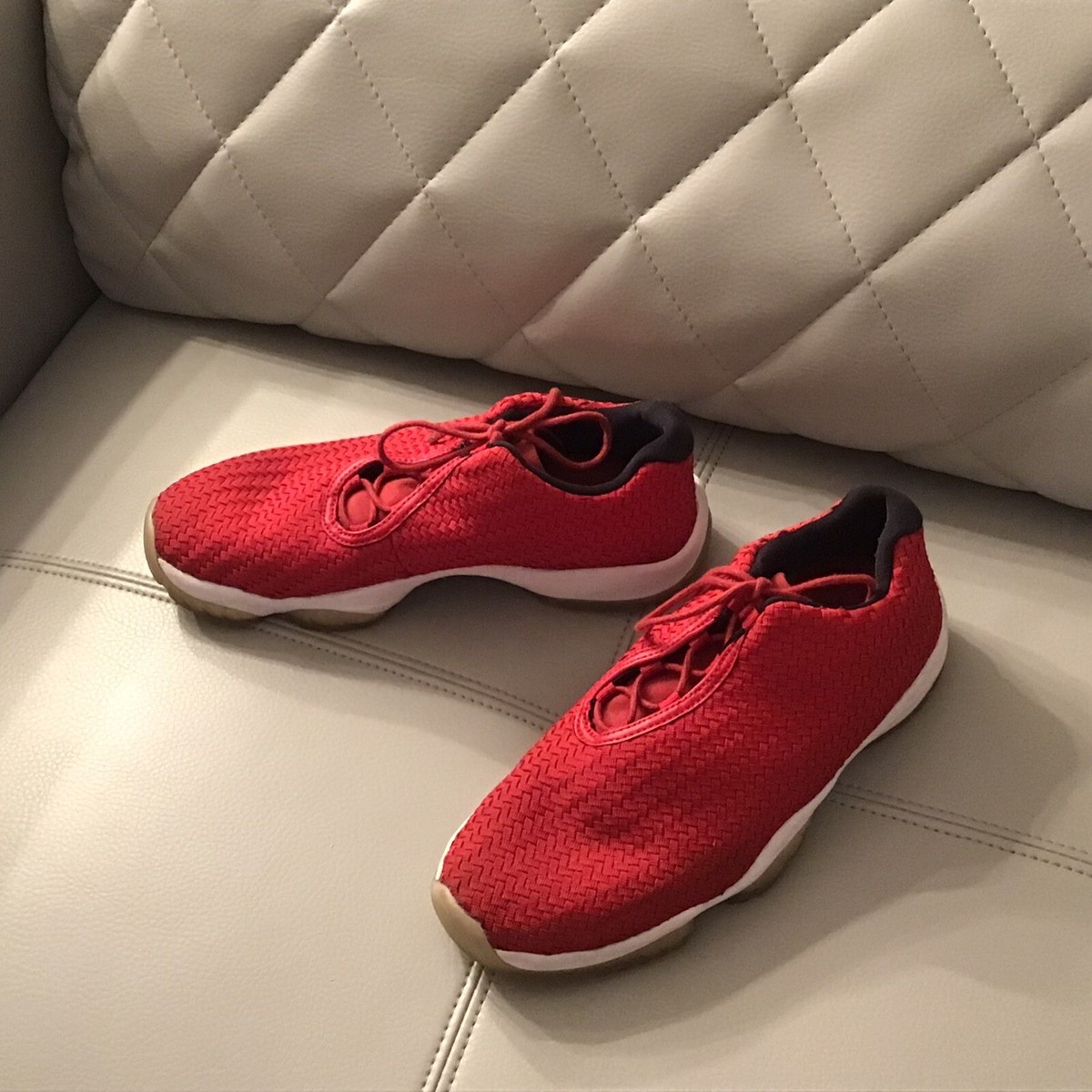 Jordan Future Red On Feet