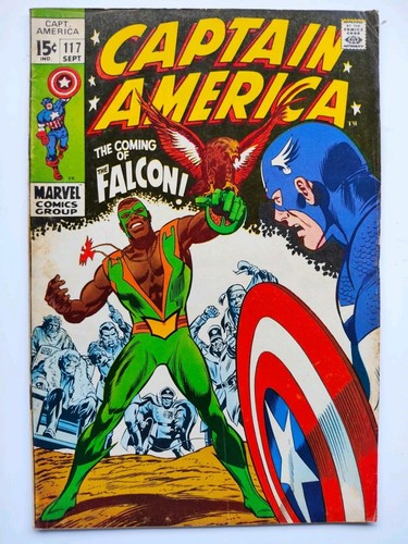 Captain America #1171969 Big Key 1st appearance and origin Falcon! Nice ...