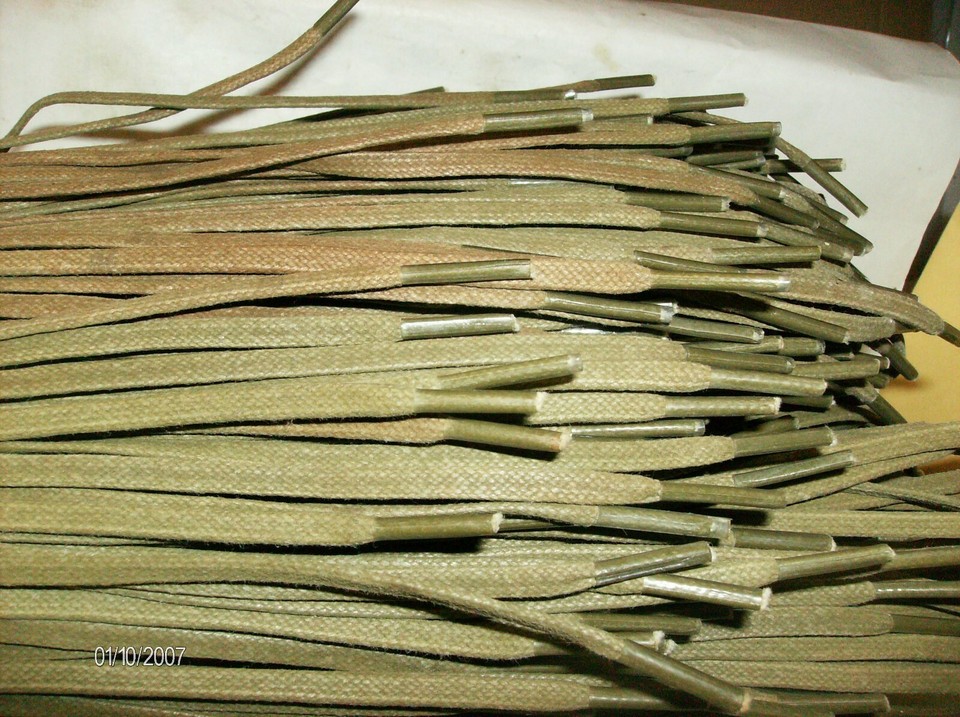 Vintage Clothing WWII USGI US Army Shoe Laces from NOS Bundle OD Green ...