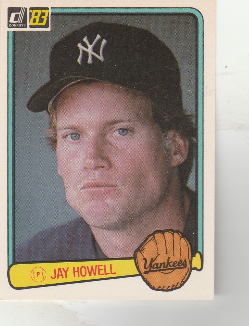 FREE SHIPPING-MINT-1983 Donruss #587 Jay Howell New York Yankees | eBay