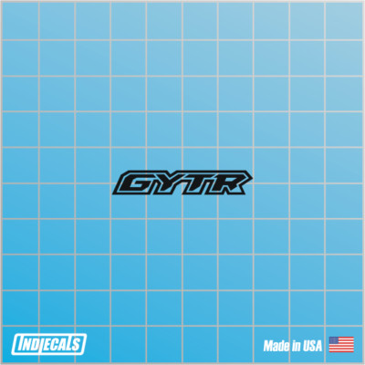 GYTR Black Vinyl Decal/Sticker 4 in x .7 in Motocross Die Cut More ...