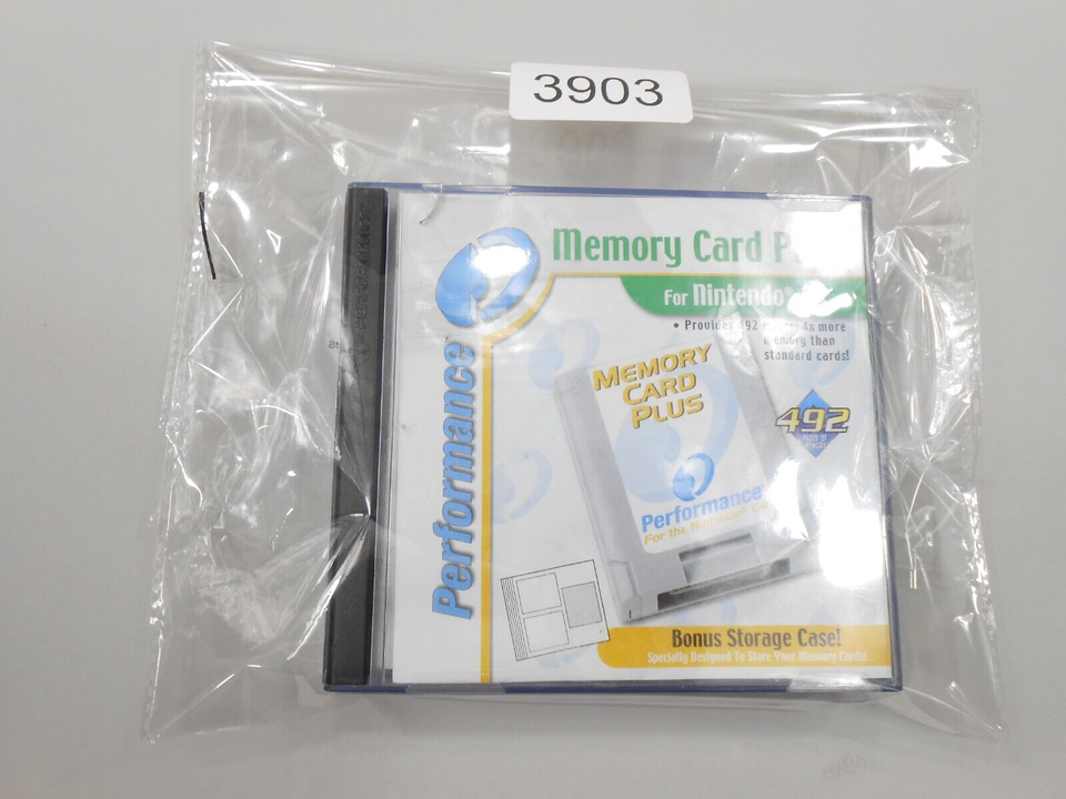 Nintendo 64 Performance MEMORY CARD PLUS N64 Box Storage Case | eBay