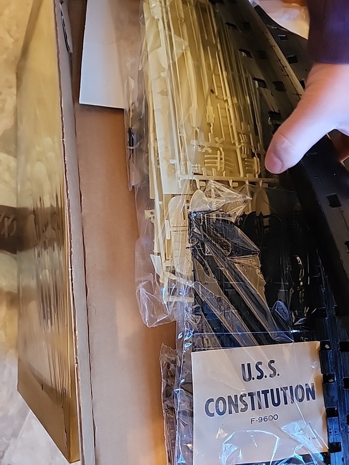 REVELL USS Constitution Old Ironsides 1:96 Plastic Model Kit COMPLETE ...