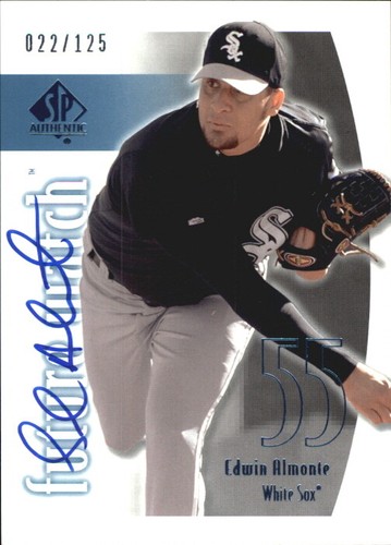 2002 SP Authentic Limited White Sox Baseball Card #170 Edwin Almonte FW ...