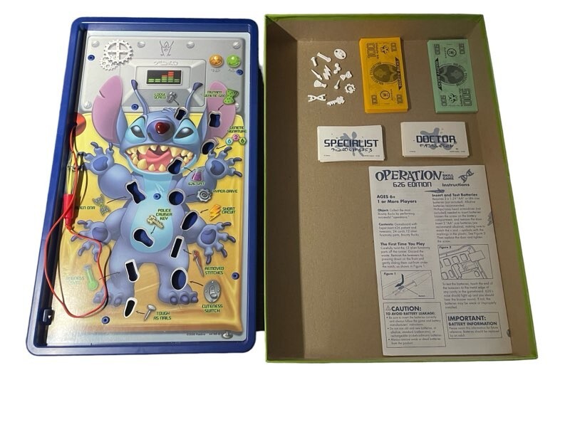 Milton Bradley Operation 626 Edition LILO And Stitch Operation Complete ...