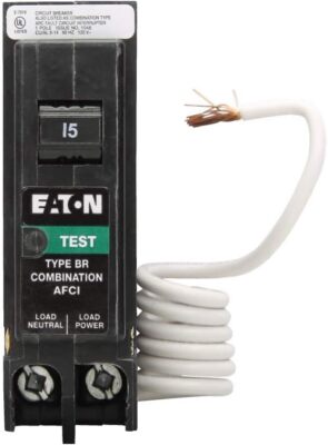 Eaton Cutler Hammer BRN115AF 15 Amp 1 Pole Combination AFCI Circuit ...