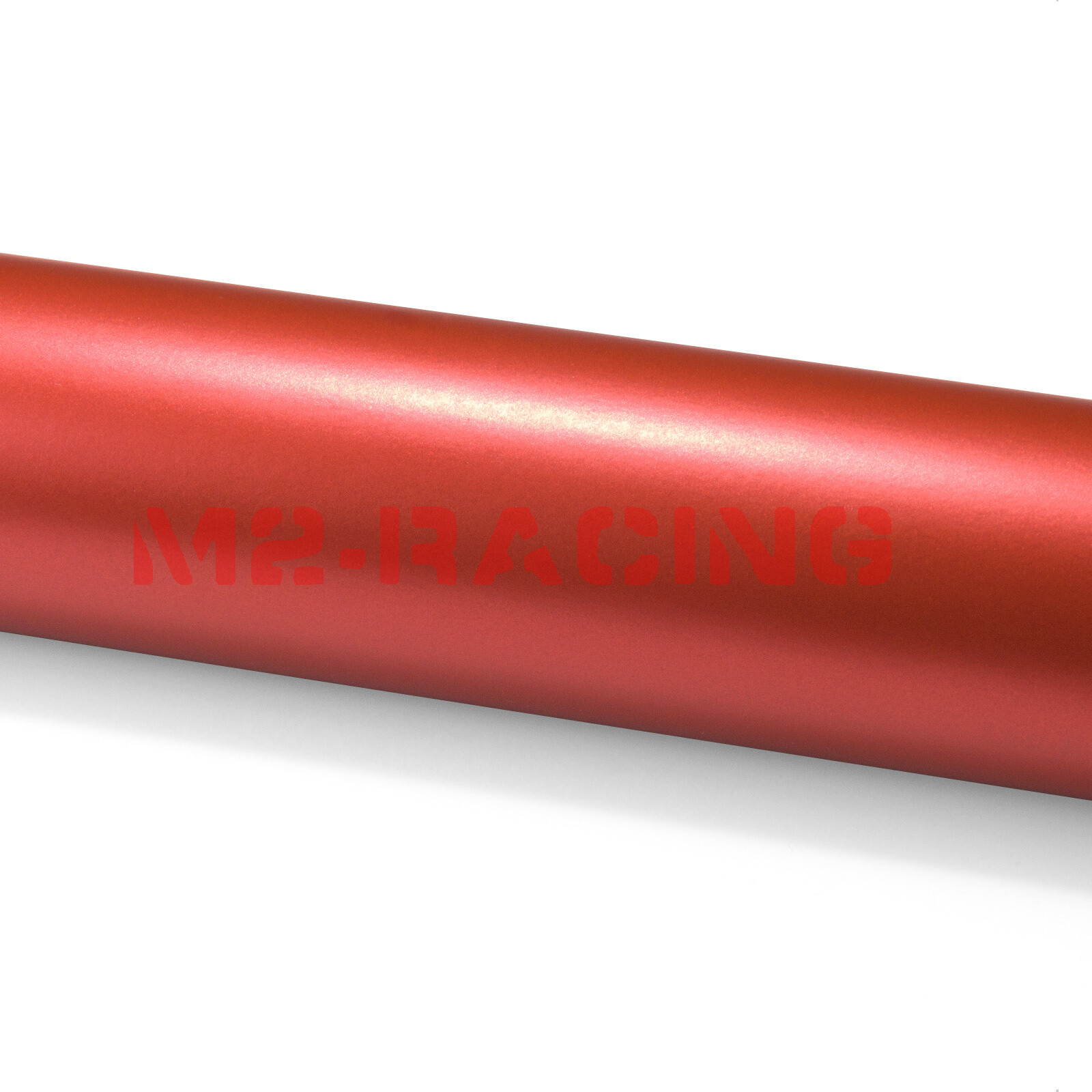 【Satin Chrome】 Red Matte Metallic Car Vinyl Wrap Sticker Air Release ...