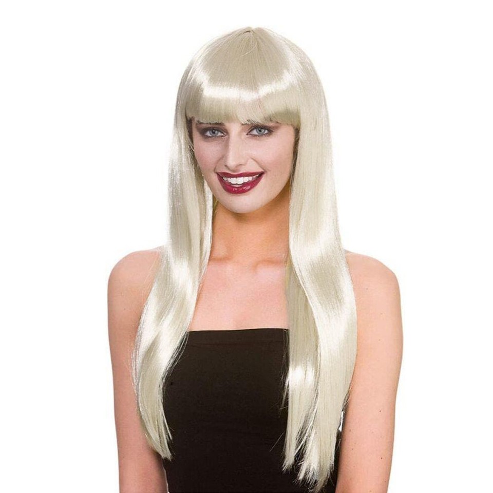 Womens Wig Dancing Queen Wig Abba 70s Disco Long Blonde Super Trooper ...