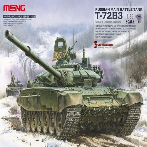 Meng TS-028 Model 1/35 Russian Main Battle Tank T-72B3 Model Kit ...