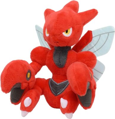 New Pokemon Center Original Pokemon fit Mini Plush #212 Scizor doll Toy ...